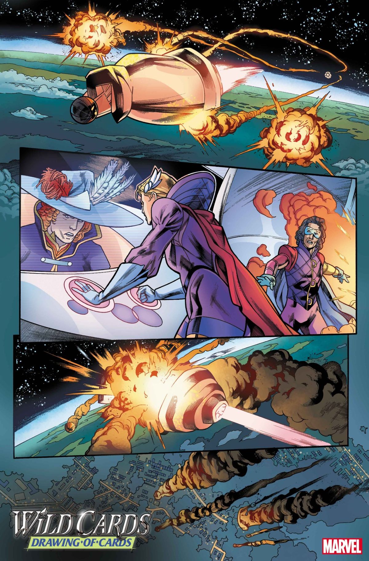 First look - George R.R. Martin's Marvel Comics superhero epic Wild ...