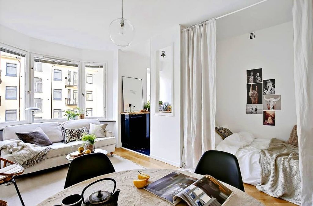 13+ ways to create a bedroom in a studio apartment | Real Homes