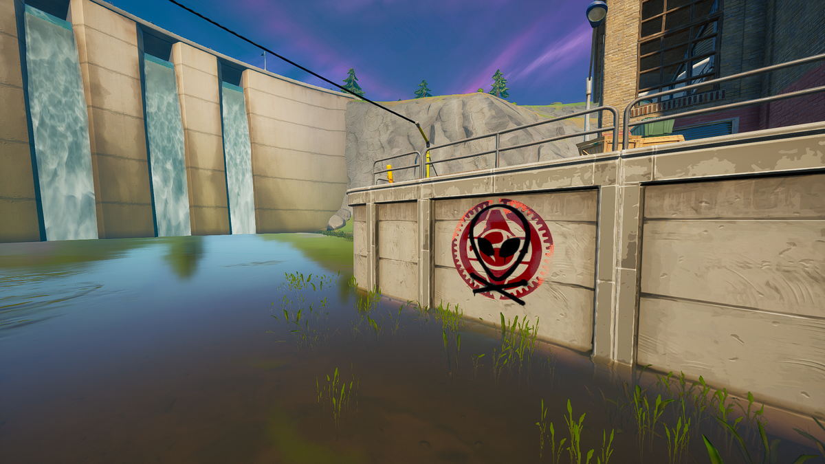 Where to find a graffiti-covered wall in Fortnite | PC Gamer