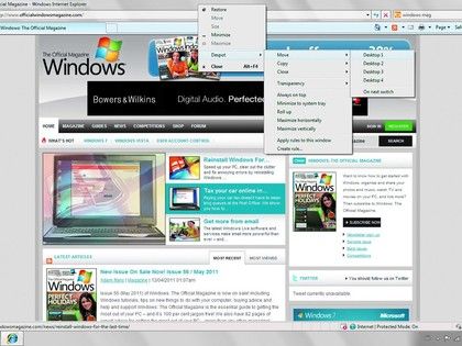 Using multiple Windows desktops with Dexpot | TechRadar