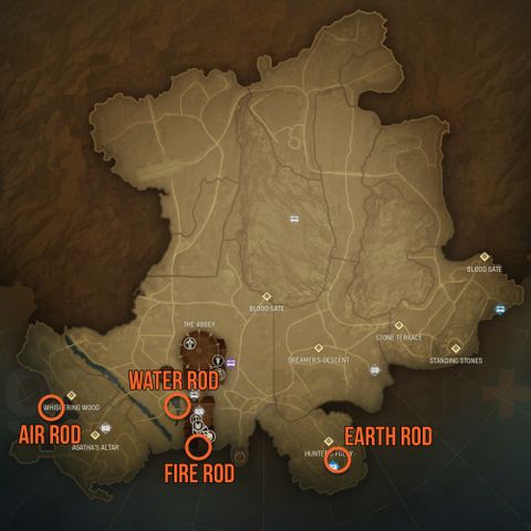 Where to find all the Marvel's Midnight Suns elemental rods | GamesRadar+