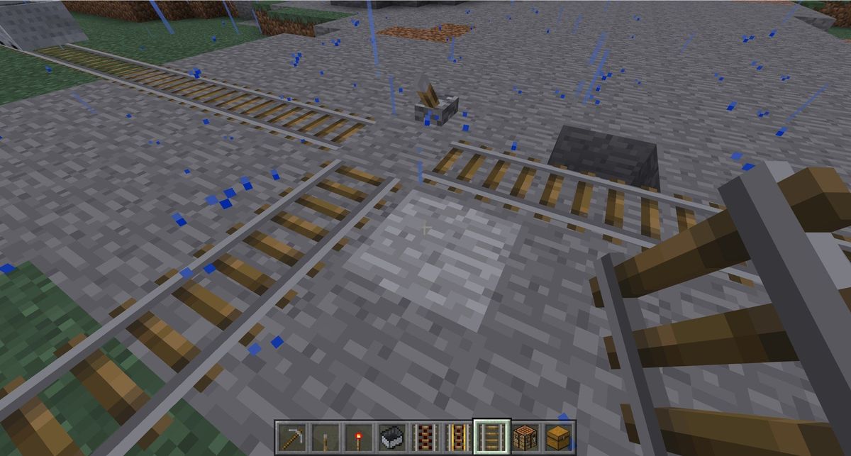 Beginner's guide to rails and minecarts in Minecraft: Windows 10 and ...