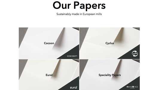 Slick site gives recycled paper the cool factor | Creative Bloq