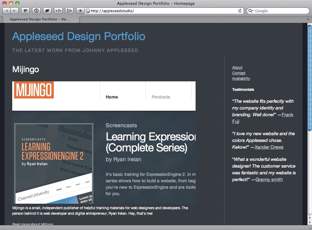 Build a portfolio with ExpressionEngine | Creative Bloq