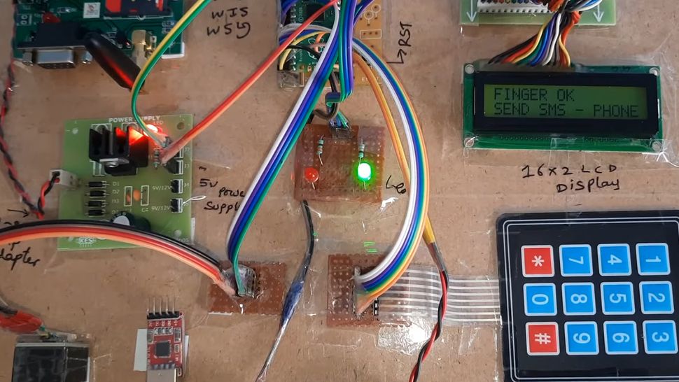 Raspberry Pi Bank Locker Security System Features Biometric ...