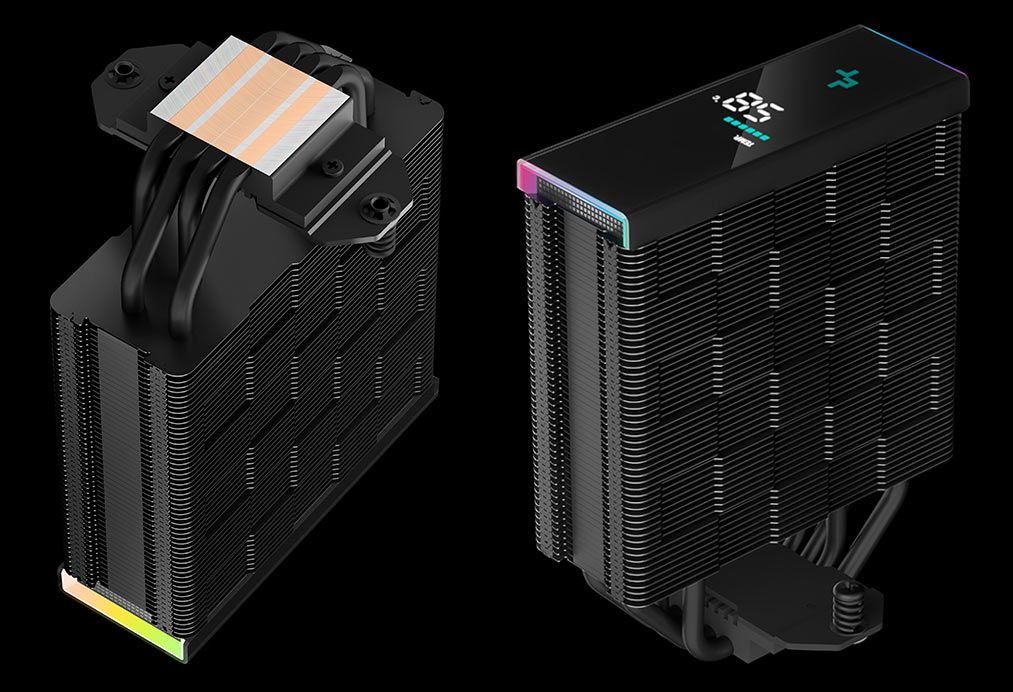 LCD Screens and ARGB Come to CPU Air Coolers With Deepcool's New Lineup ...