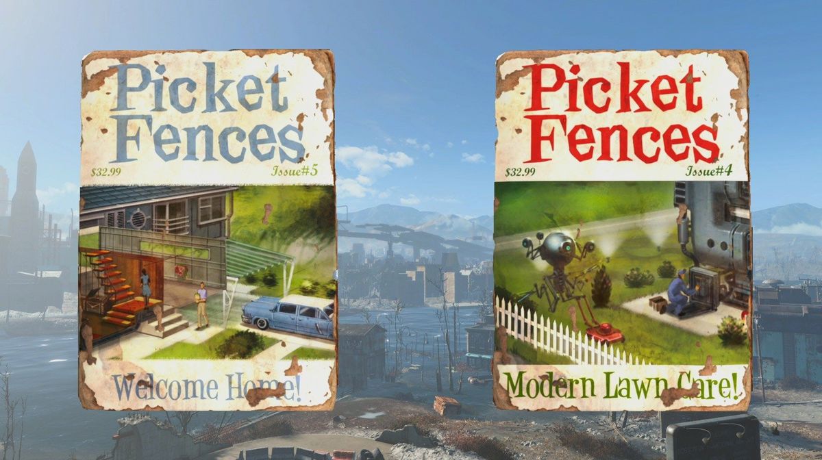 Fallout 4 Picket Fences - Fallout 4 Comic Book and Magazine Locations ...
