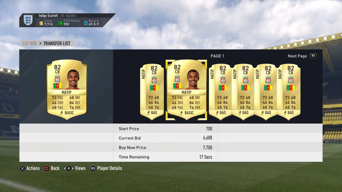 There's a silver FIFA 17 Ultimate Team card that's better than most of ...