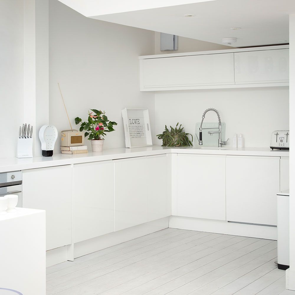 Wander around this all-white factory apartment in Norwich | Ideal Home