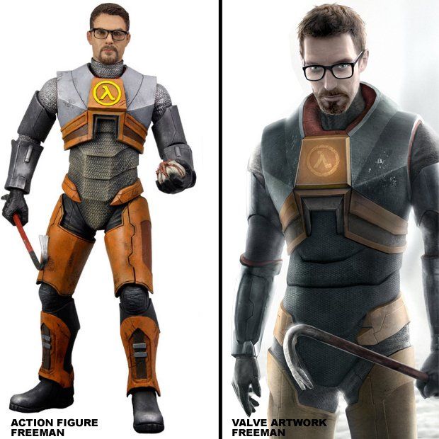 Half-Life: Something about this Gordon Freeman action figure doesn't ...