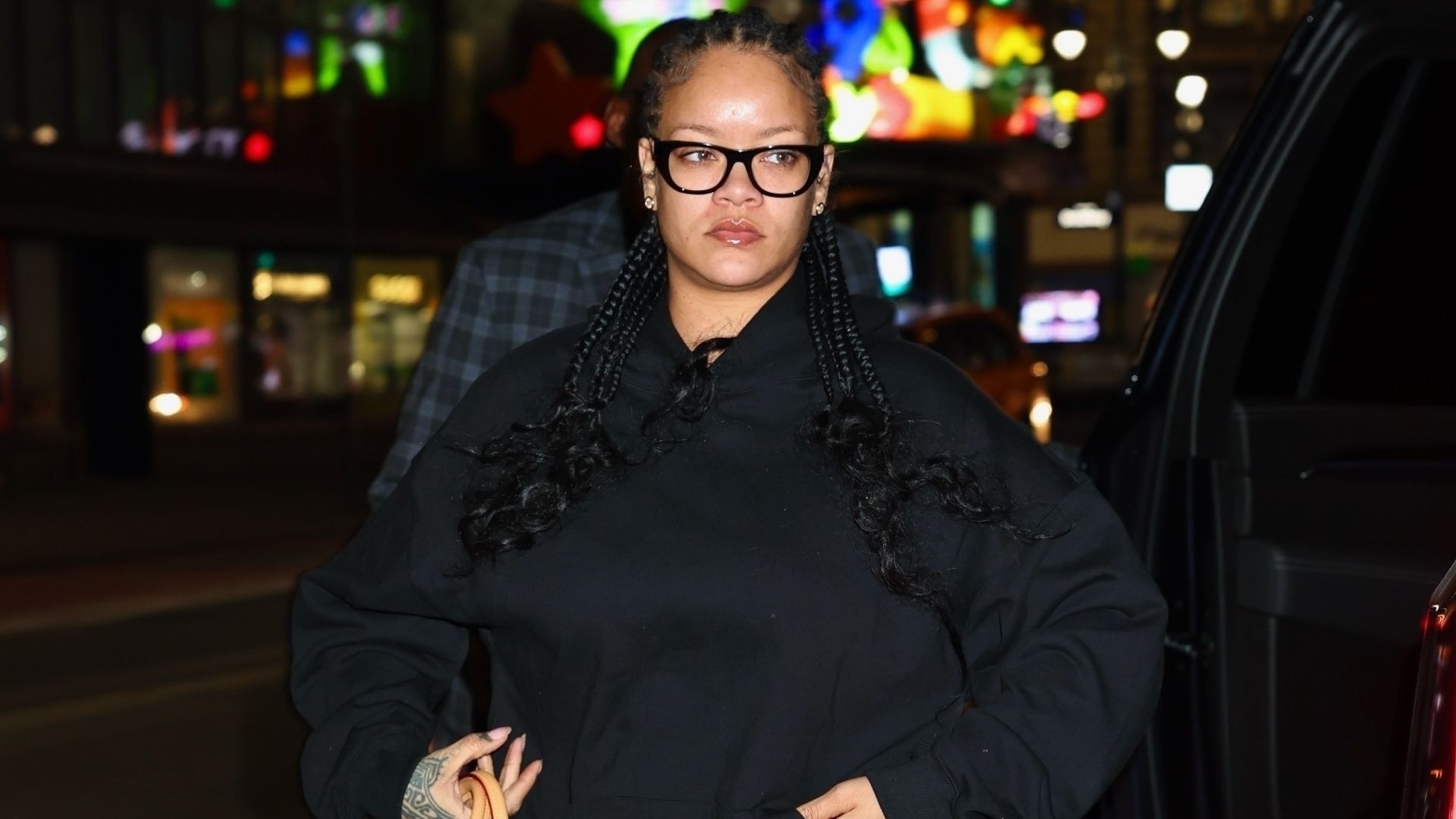 Rihanna Styles a Louis Vuitton Bag With Ugg Slippers and Sweatpants for ...