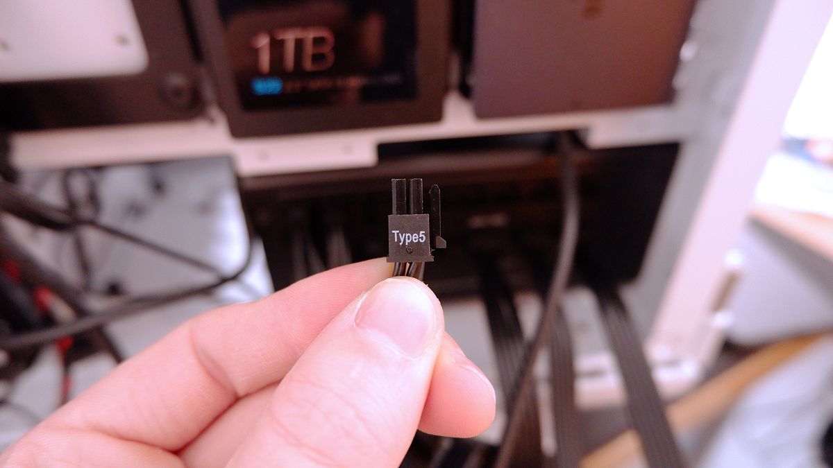 This PSU with connectors in all the wrong places is actually a breeze ...