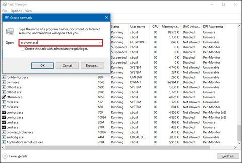How to restart Explorer.exe to fix a frozen desktop, Start Menu, File ...