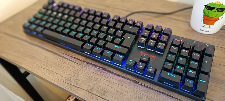 Redragon Rudra review: budget gaming keyboard is tall, dark and ...
