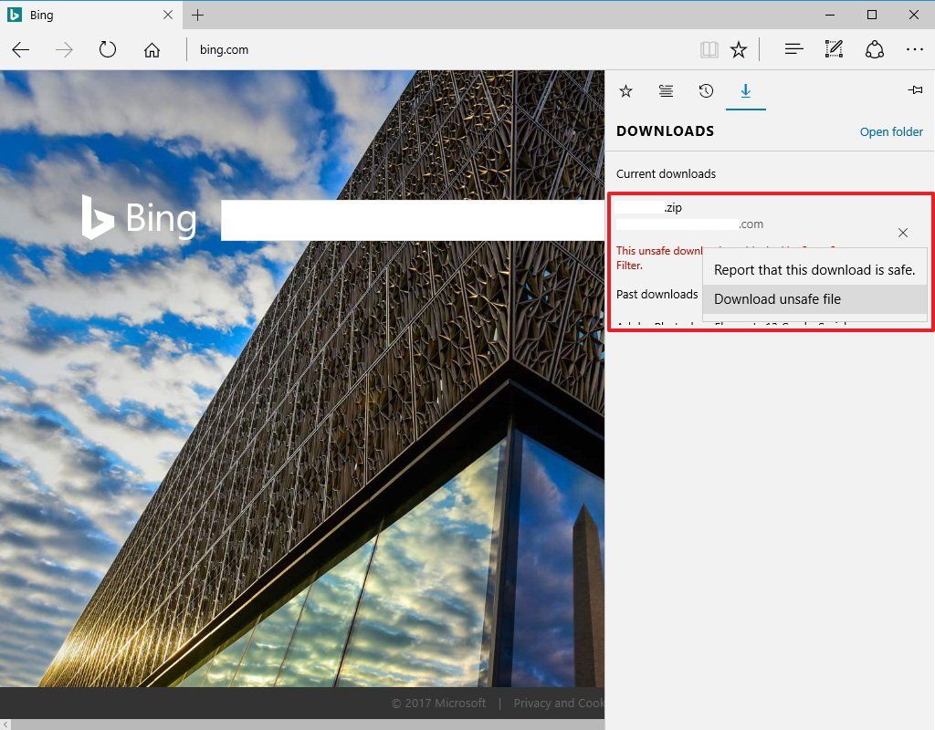 How to bypass or disable Microsoft Edge's SmartScreen Filter | Windows ...