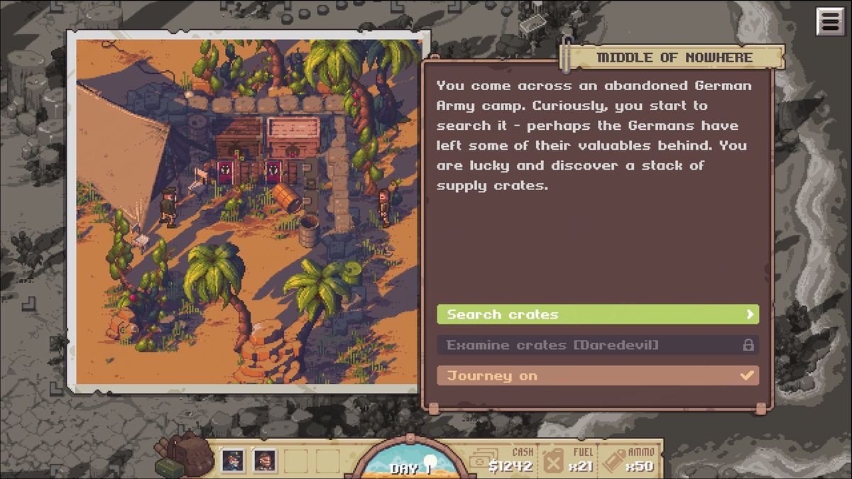 Pathway is an Indiana Jones-style pulp adventure with turn-based combat ...