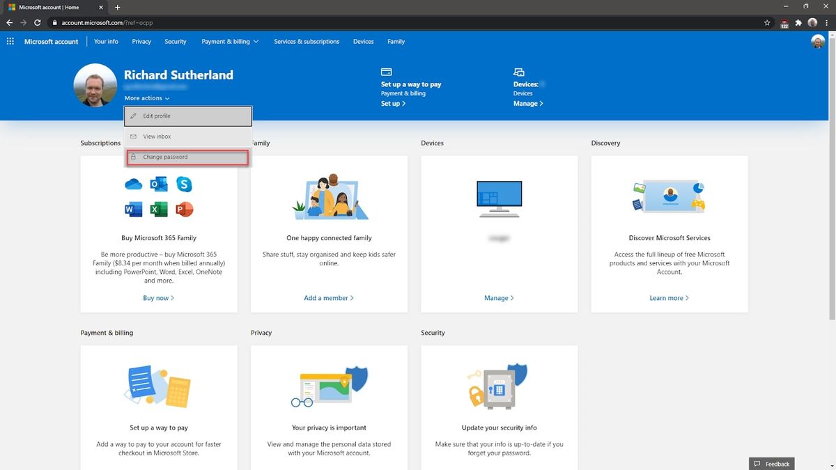 How to change or reset your Microsoft Office password | TechRadar