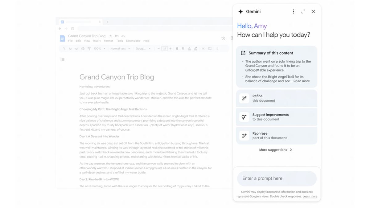 Gemini 1.5 Pro side panel rolls out for Google Workspace Labs testers ...