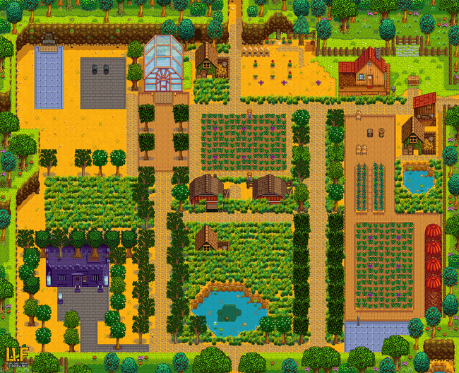 Let's all de-stress for a minute by looking at beautiful Stardew Valley ...