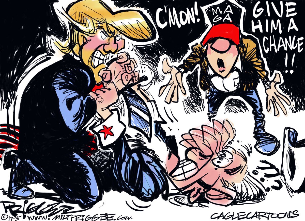 Political cartoon U.S. Trump Uncle Sam chance MAGA | The Week