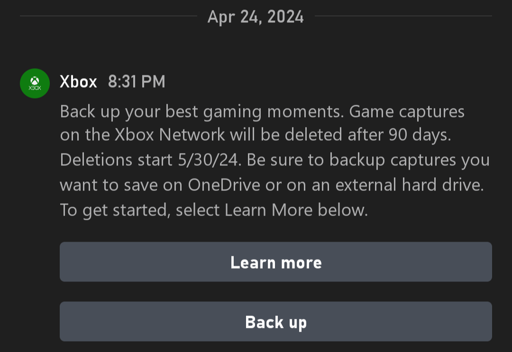 Xbox is deleting your game screenshots and clips on May 30, so here's ...