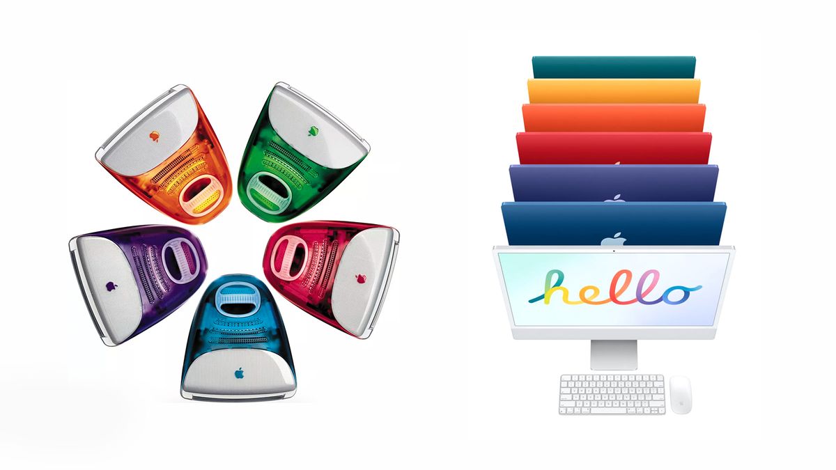 With the new 2021 iMac, Apple is back to its fun, retro best | Creative ...