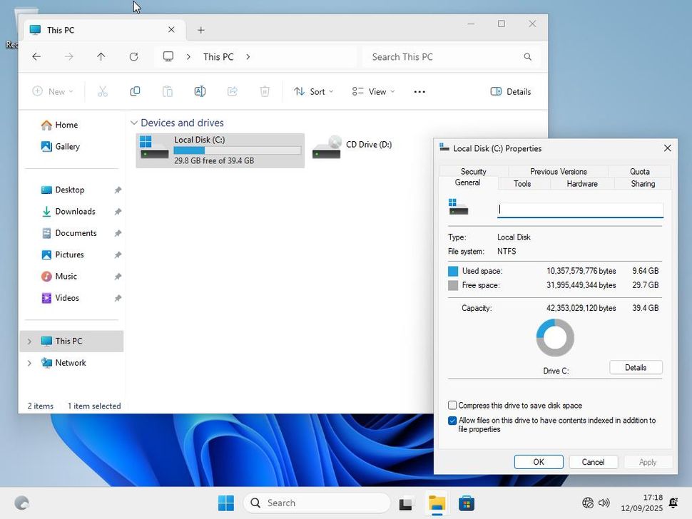 Here's how I installed Windows 11 using a nano-sized 2.4GB ISO — final ...