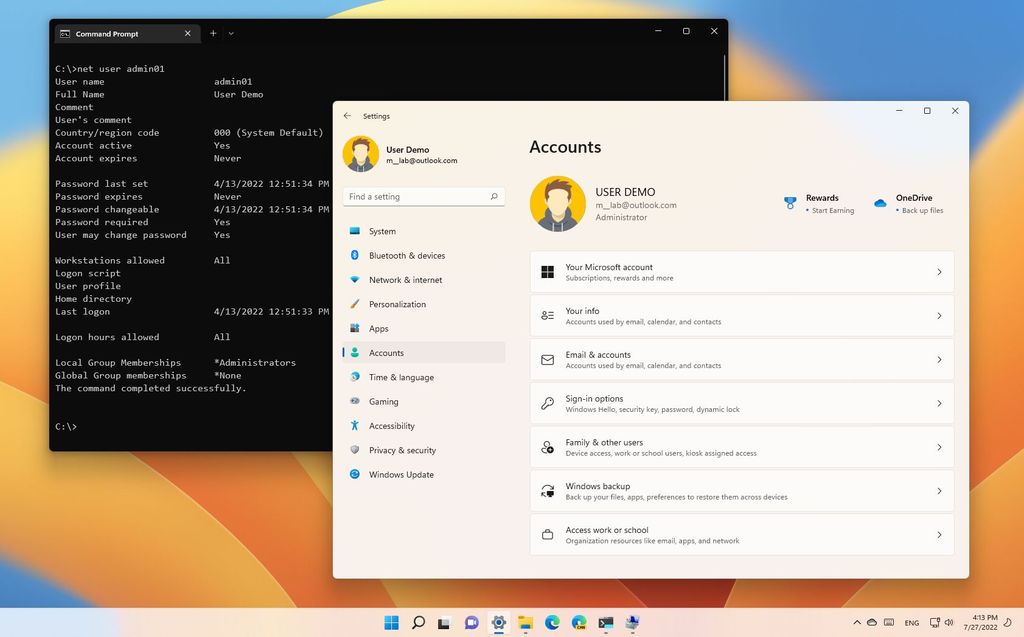 How to check account type on Windows 11 | Windows Central