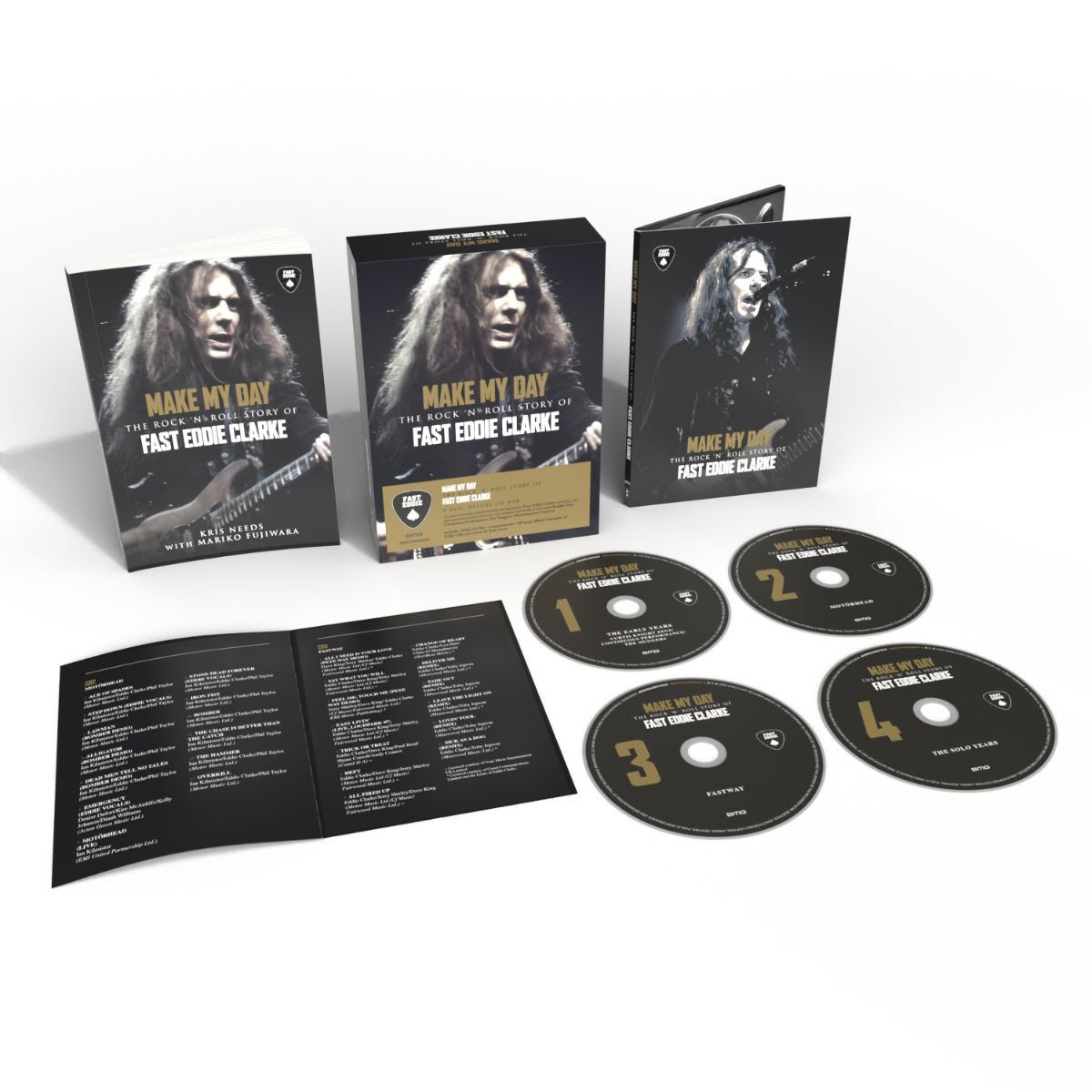 A new biography on the late Motorhead guitarist 'Fast' Eddie Clarke is ...