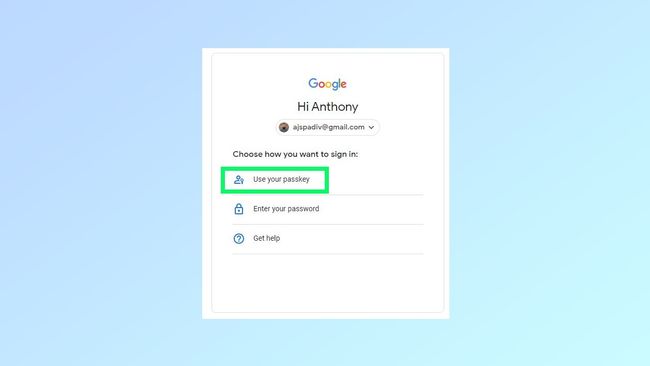 How to use passkeys with your Google account | Tom's Guide