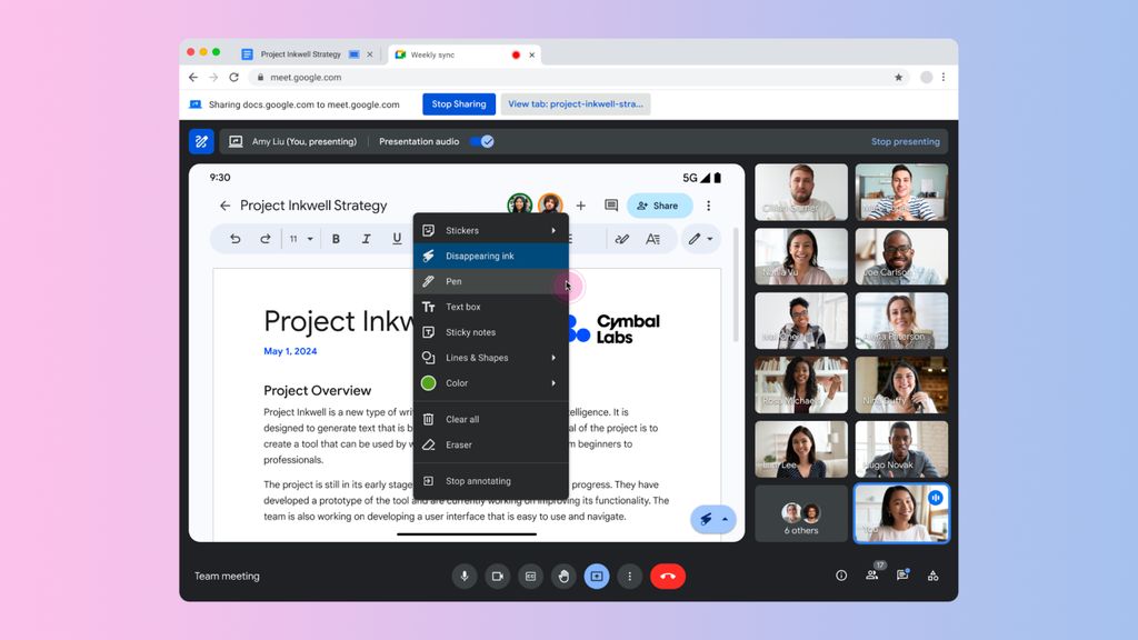 Google Meet will now let you annotate while presenting content ...