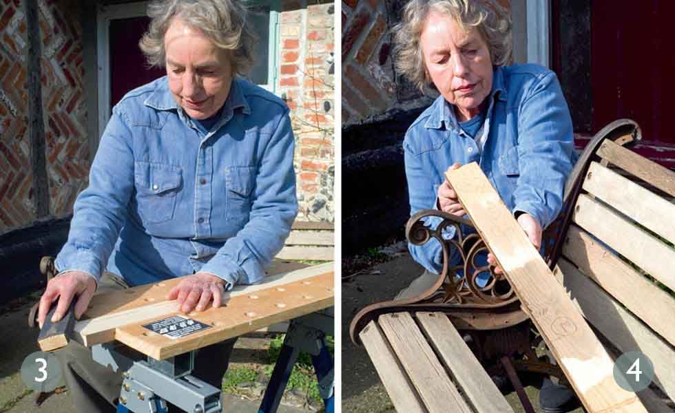 How to restore a garden bench | Real Homes