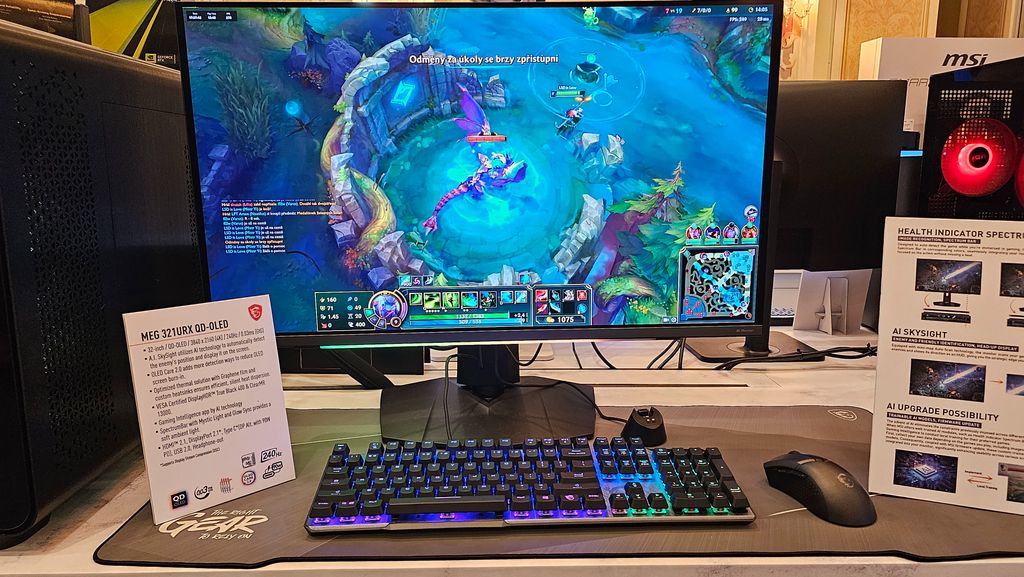 MSI's AI-powered gaming monitor helps you cheat at 'League of Legends ...