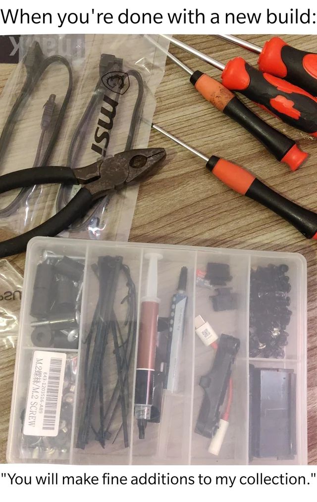 We need to talk about all the fans, hard drives and boxes we're ...