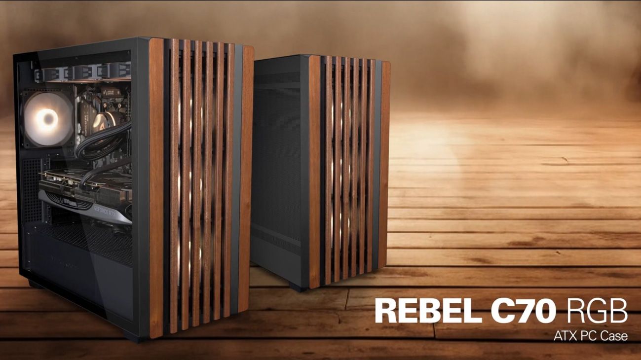 Sharkoon unveils high-airflow ATX mid-tower wood case with 11 fan ...