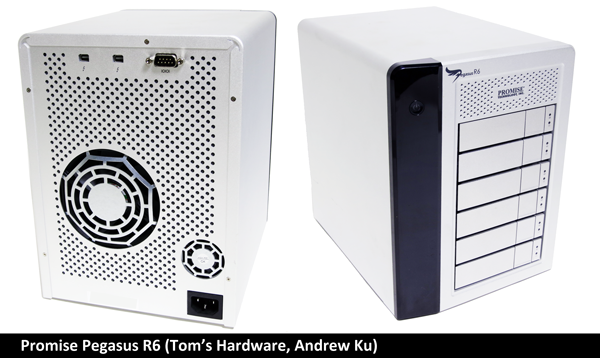 Promise Pegasus R6 12 TB - Nine External Thunderbolt Storage Devices, Rounded Up | Tom's Hardware