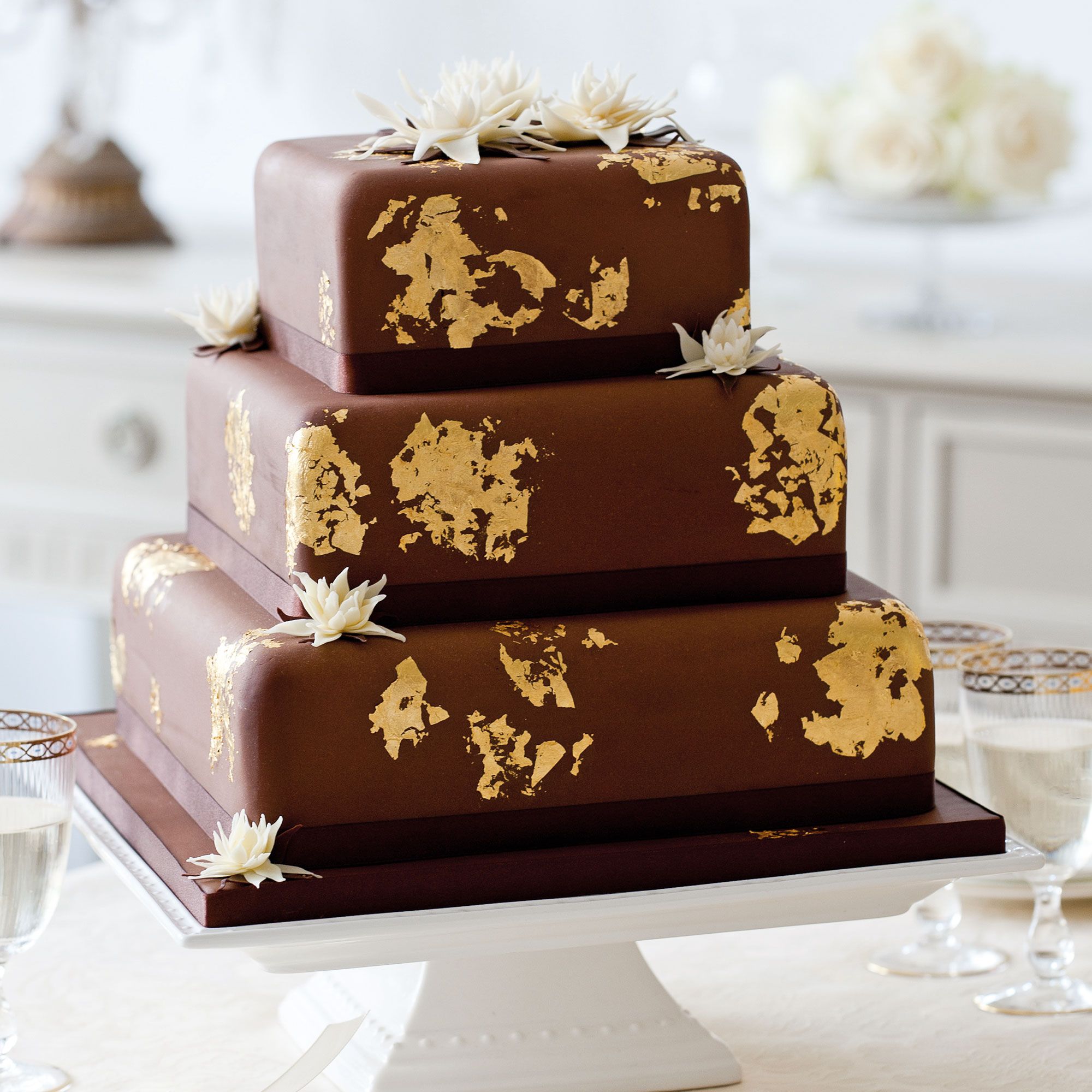 Midnight Lotus Wedding Cake | Dessert Recipes | Woman & Home