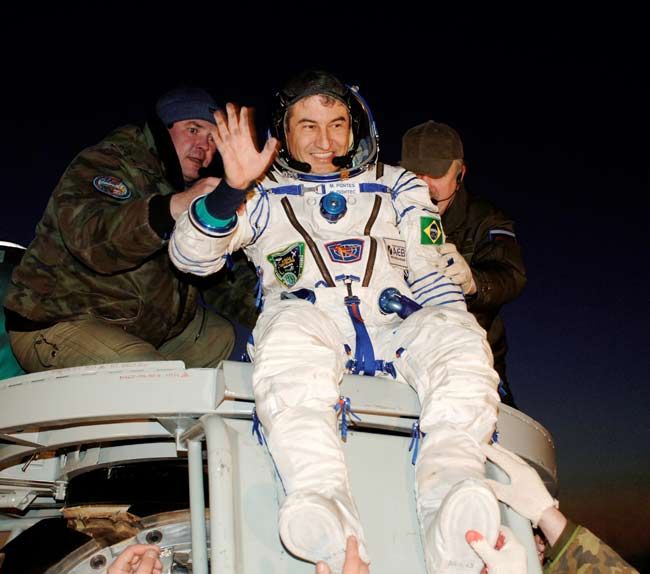 Brazilian President Praises Nation's First Astronaut After Flight | Space