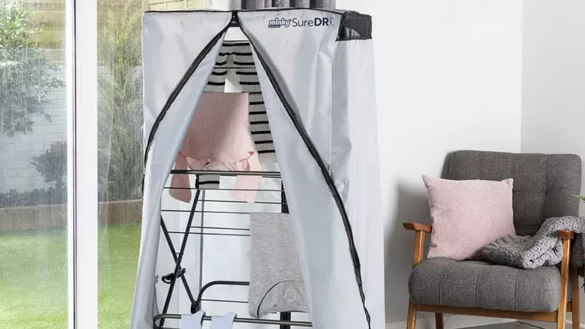 Minky's new heat pod turns a drying rack into a heated clothes airer ...