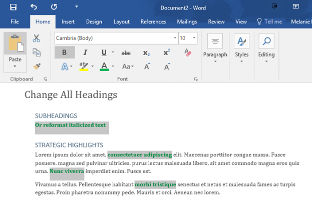 How to Select All Text with Similar Formatting in Microsoft Word | Laptop Mag