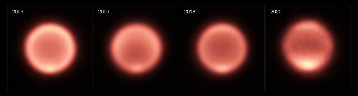 Astronomers perplexed by plummeting temperatures in Neptune's ...