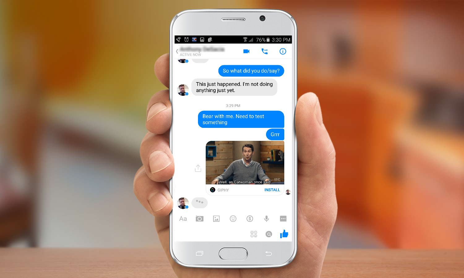 How to send a GIF in Facebook Messenger | Tom's Guide
