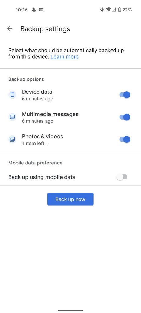 How to back up your Android phone and data with Google One | Android ...
