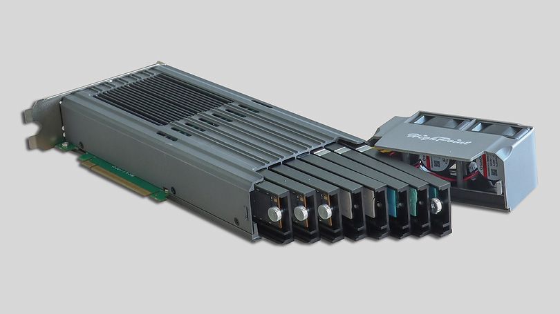 Dual-Slot NVMe Card With Eight E1.S SSDs Achieves 55 GB/s Performance ...