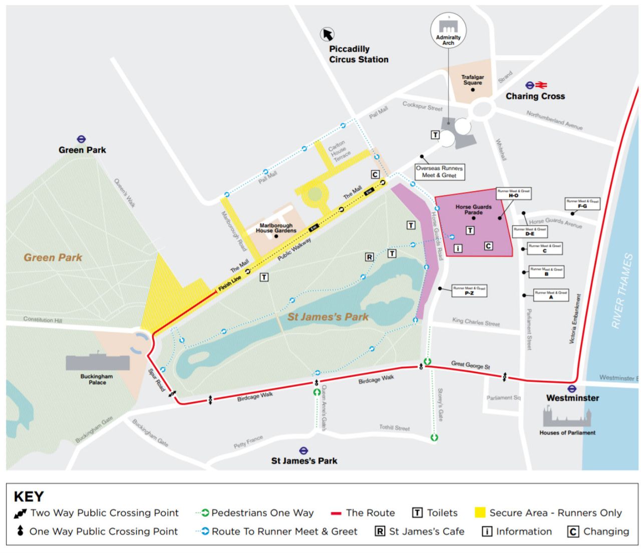 2019 London Marathon: route map, elite and celebrity runners, where to ...