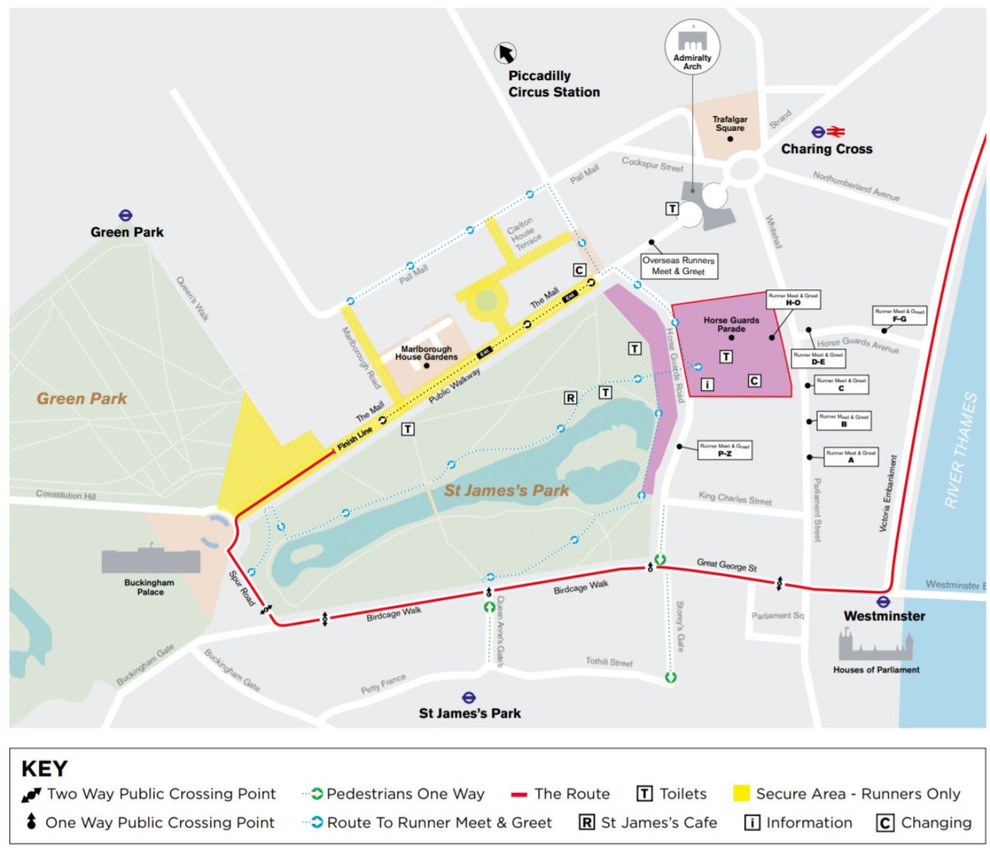 2019 London Marathon: route map, elite and celebrity runners, where to ...