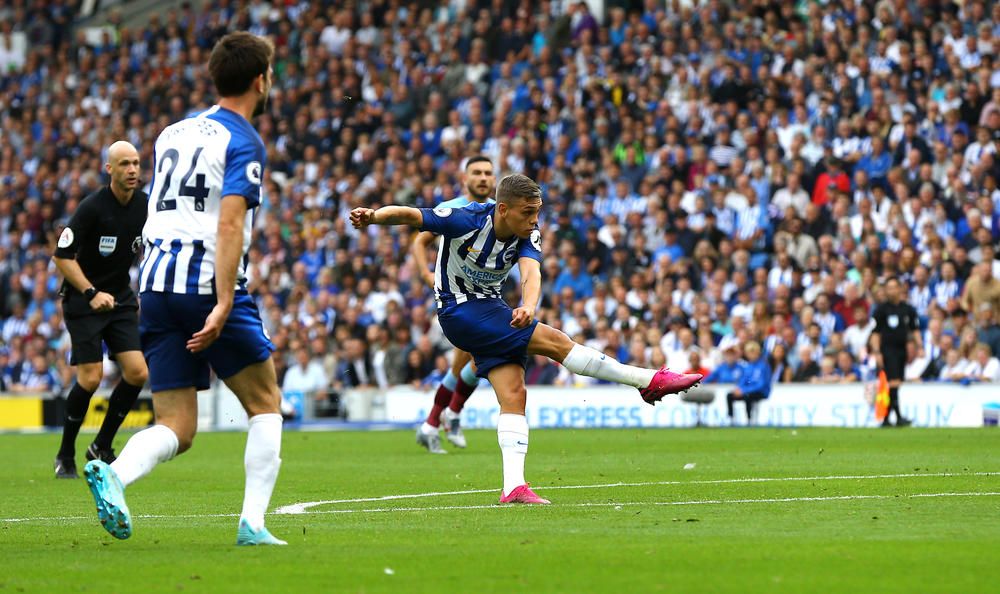 Leandro Trossard relieved to get first Brighton goal | FourFourTwo