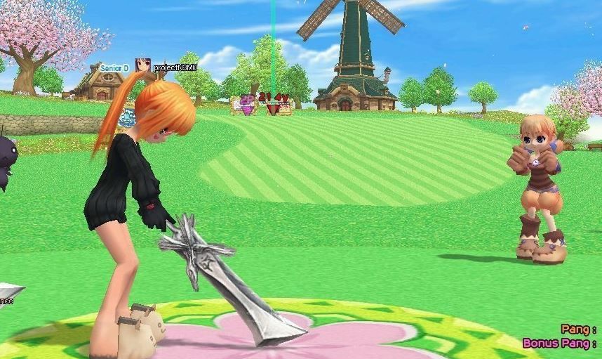 I've become obsessed with this totally ridiculous old anime golf MMO ...