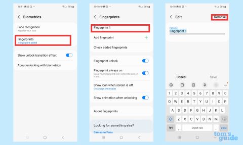 How to set up the fingerprint sensor on Galaxy S23 | Tom's Guide