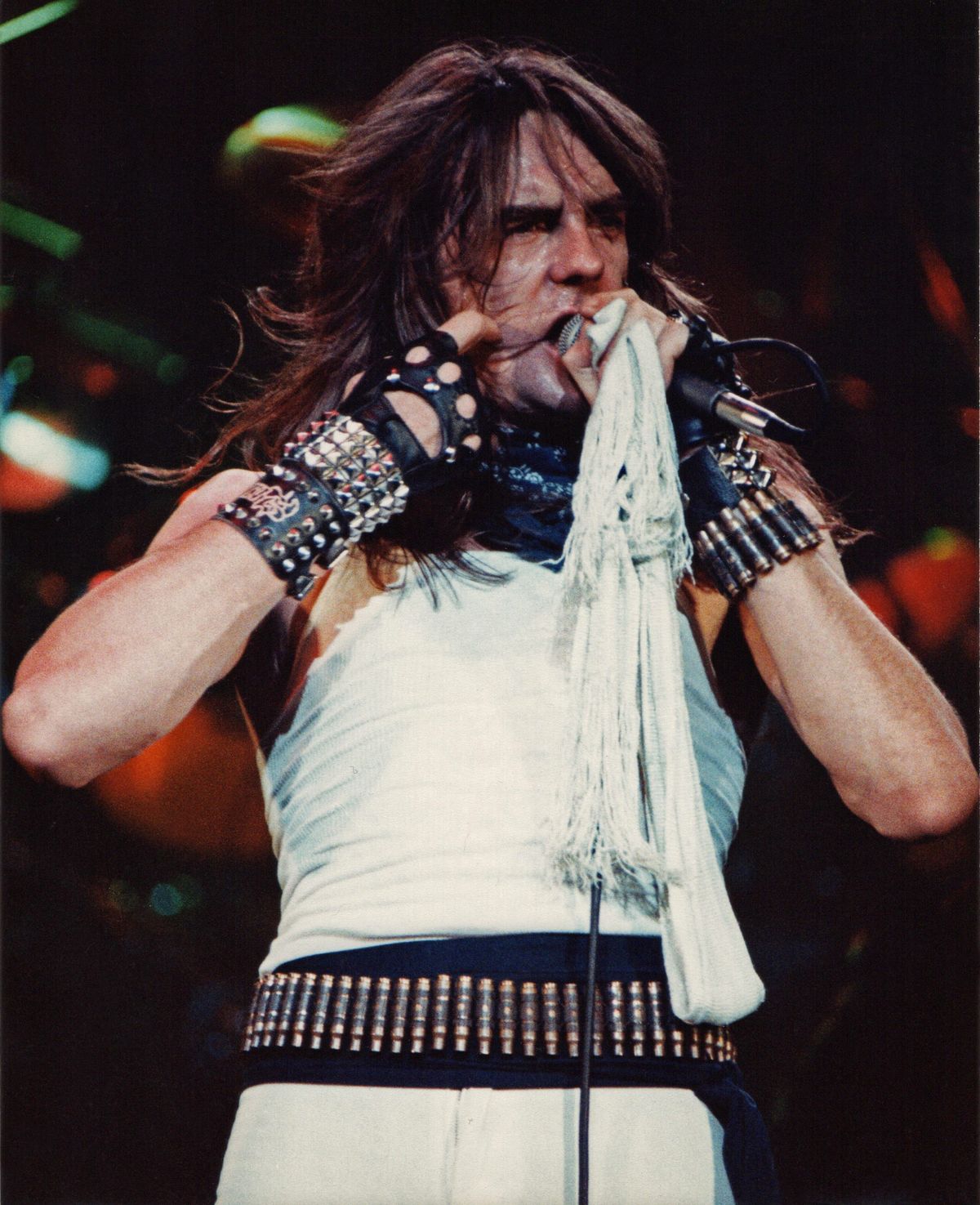 Saxon: we use to get up to headline and half the audience had gone ...